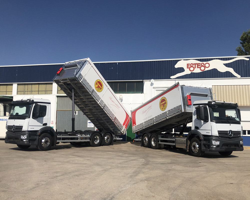 Camión rígido basculante - Talleres Esteso